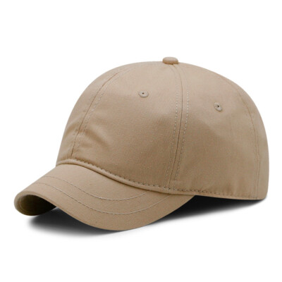 L/XXL Oversize Short Bill Dad Hat Unstructured 5cm Brim Plain Men ...