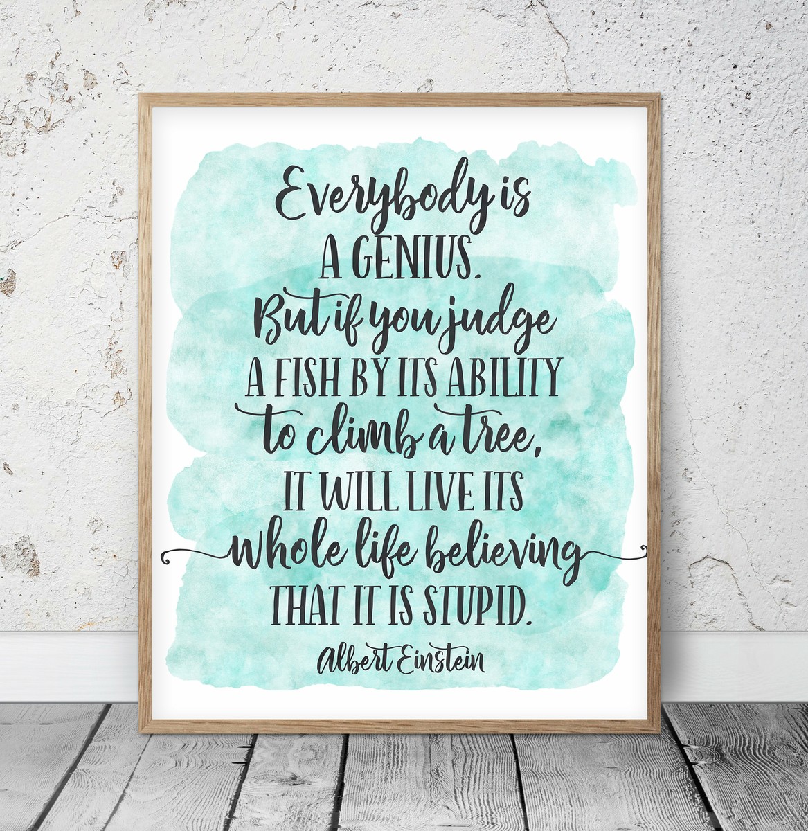 Einstein Genius Quote