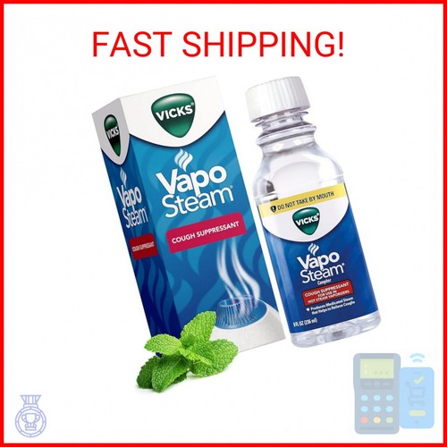 Vicks VapoSteam Medicated Liquid with Camphor, a Cough Suppressant ...