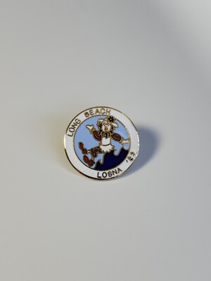 Long Beach LOSNA '89 Lapel Pin Ladies' Oriental Shrine of North America ...