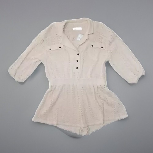 NWT Free People Beach Women's XL RYAN Crochet Knit Romper Swim Coverup ...