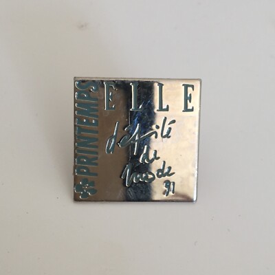 PINS Printemps ELLE Mode 1991 | eBay