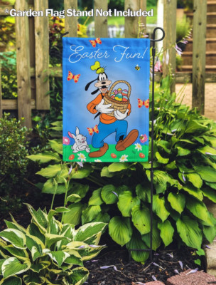 Easter Fun Goofy House Flag, Garden Flag. Cartoon Gift For Fans | eBay