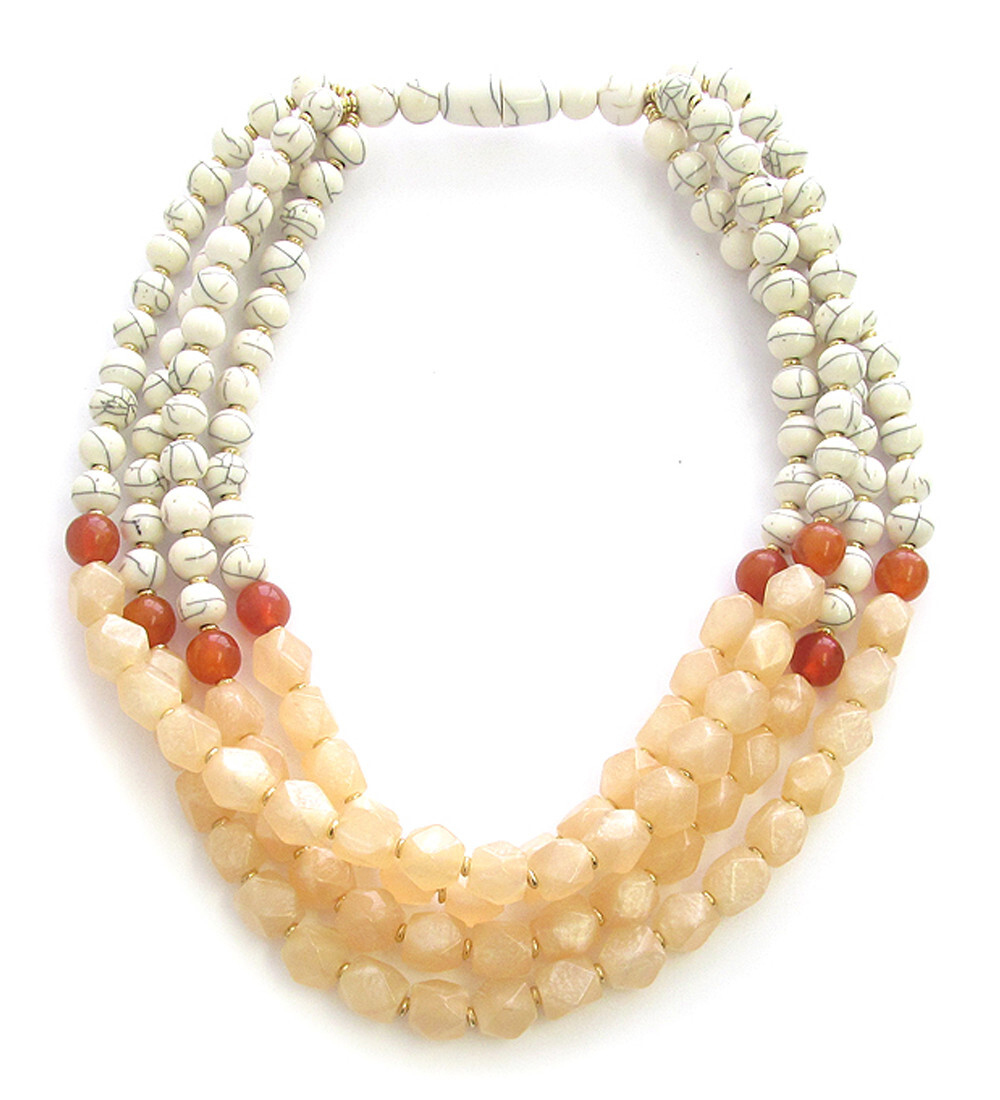 Multi Color Chunky Multi Layer Mix Bead Statement Necklace for Women | eBay