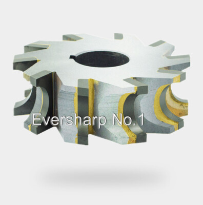 Carbide Tipped Concave Milling Cutter R7 Outdia 63mm 22mm Bore Cutting ...