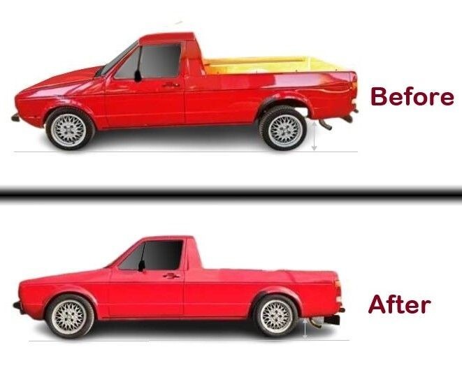 VW Caddy 14d rear axle lowering kit AL0146 | eBay UK