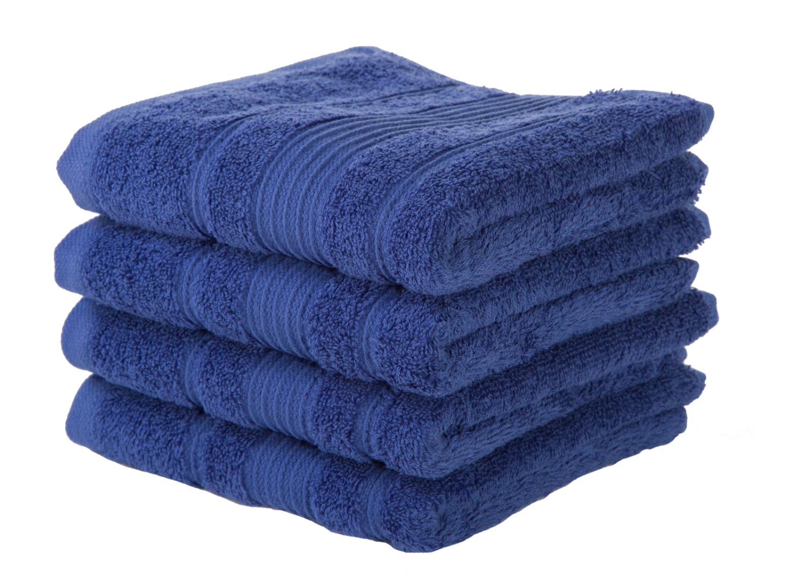 NEW NAVY BLUE Color ULTRA SUPER SOFT LUXURY PURE TURKISH COTTON 8 PCS ...