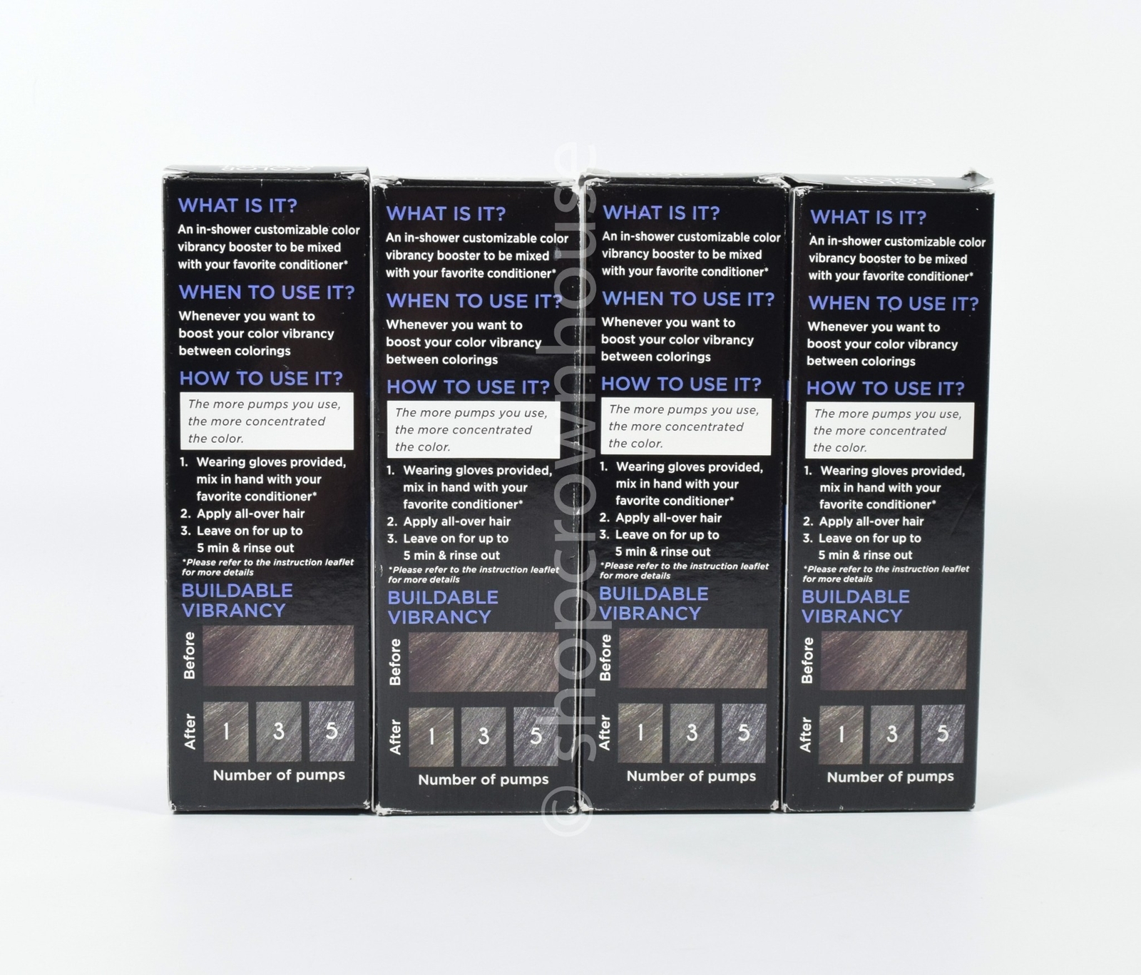 4 Schwarzkopf Color Boost Vibrancy Booster Hair Color DARK COOL | eBay