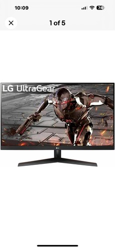 LG UltraGear 32GN600-B 32" VA LCD QHD Gaming Monitor 165Hz AMD FreeSync ...