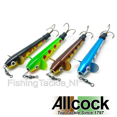 Allcock Metal Devon Minnow Sinking Salmon / Trout Lures Spinners - All ...