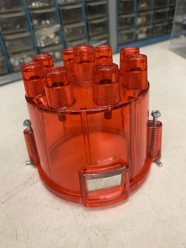 Clear Red Distributor Cap NOS Vintage Speed Part GM Chevy | eBay