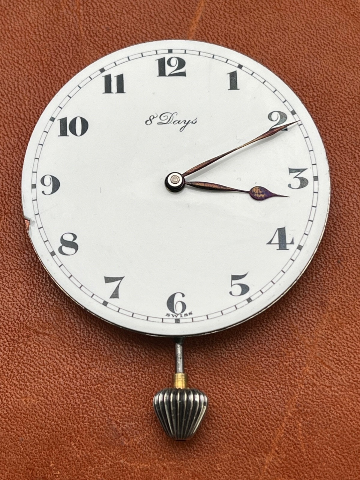 CONCORD 8-DAY 44MM ACROSS THE DIAL RUNNING TRAVEL CLOCK MOVEMENT 4 ...