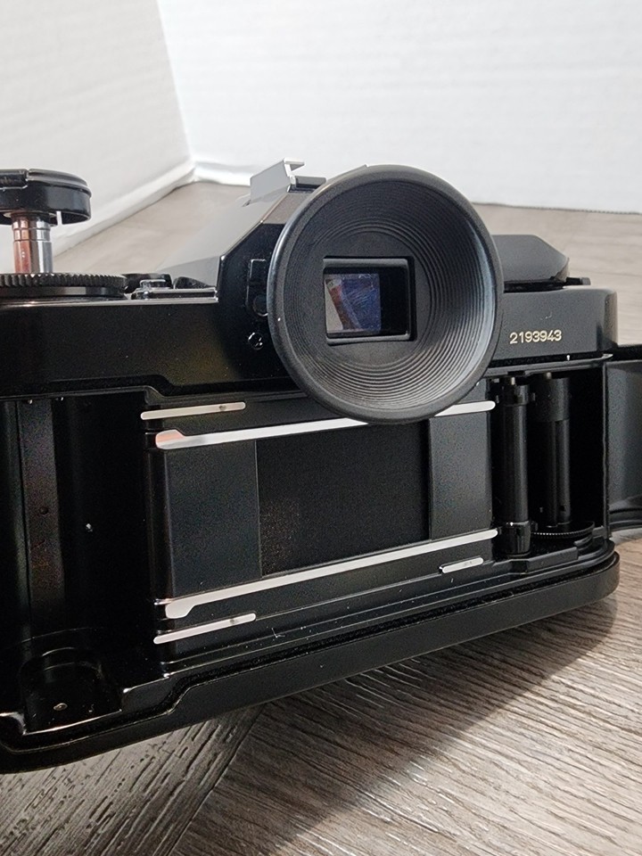 Canon A-1 A1 35mm Film Camera Black Body w/ Albinar 52mm f1:2.8 Lens ...