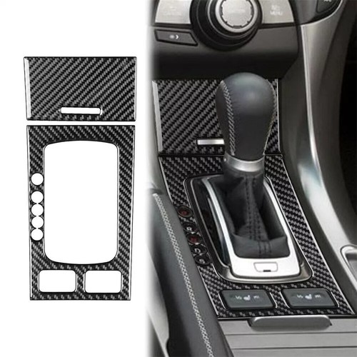 Interior Automatic Gear Center Storage Cover Carbon Fiber Trim For ...