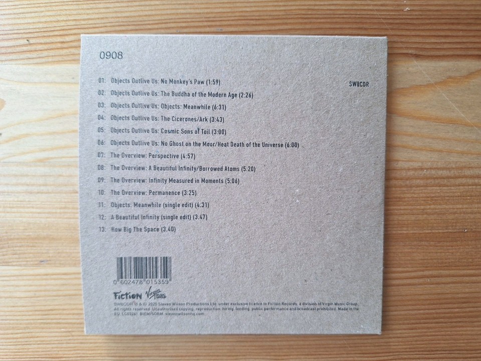 SIGNED Steven Wilson The Overview CD & The Overview Disconnected ...