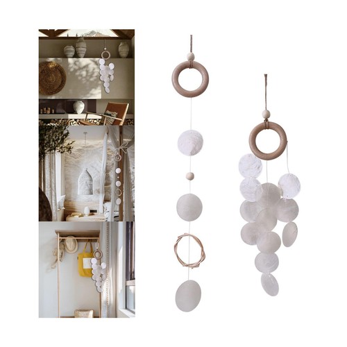 Shell Wind Chimes Minimalist Hanging Baby Rattle for Yard Outside ...