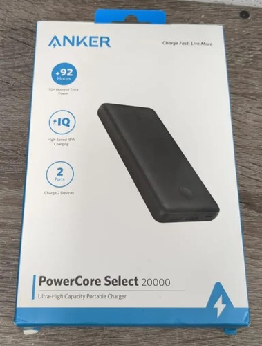 Anker Power Core Select 20000(20000mAh) Dual USB Portable Charger US ...