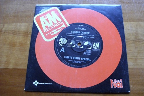 THIRTY EIGHT SPECIAL 1988 SECOND CHANCE 45 rpm 7" N/MINT PROMO VINYL ...