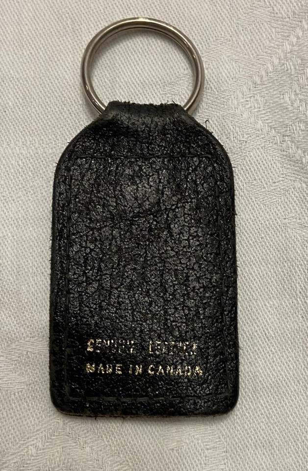 Vintage PLYMOUTH DUSTER Automobile Leather KEY CHAIN Keychain FOB Very ...