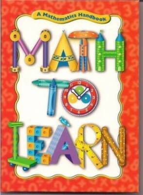 Great Source Math to Learn: Handbook Grades 1 - 2 (Math Handbooks ...