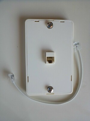 Wall Mounted Telephone Socket for Telstra NBN TPG loop a line buttinski ...