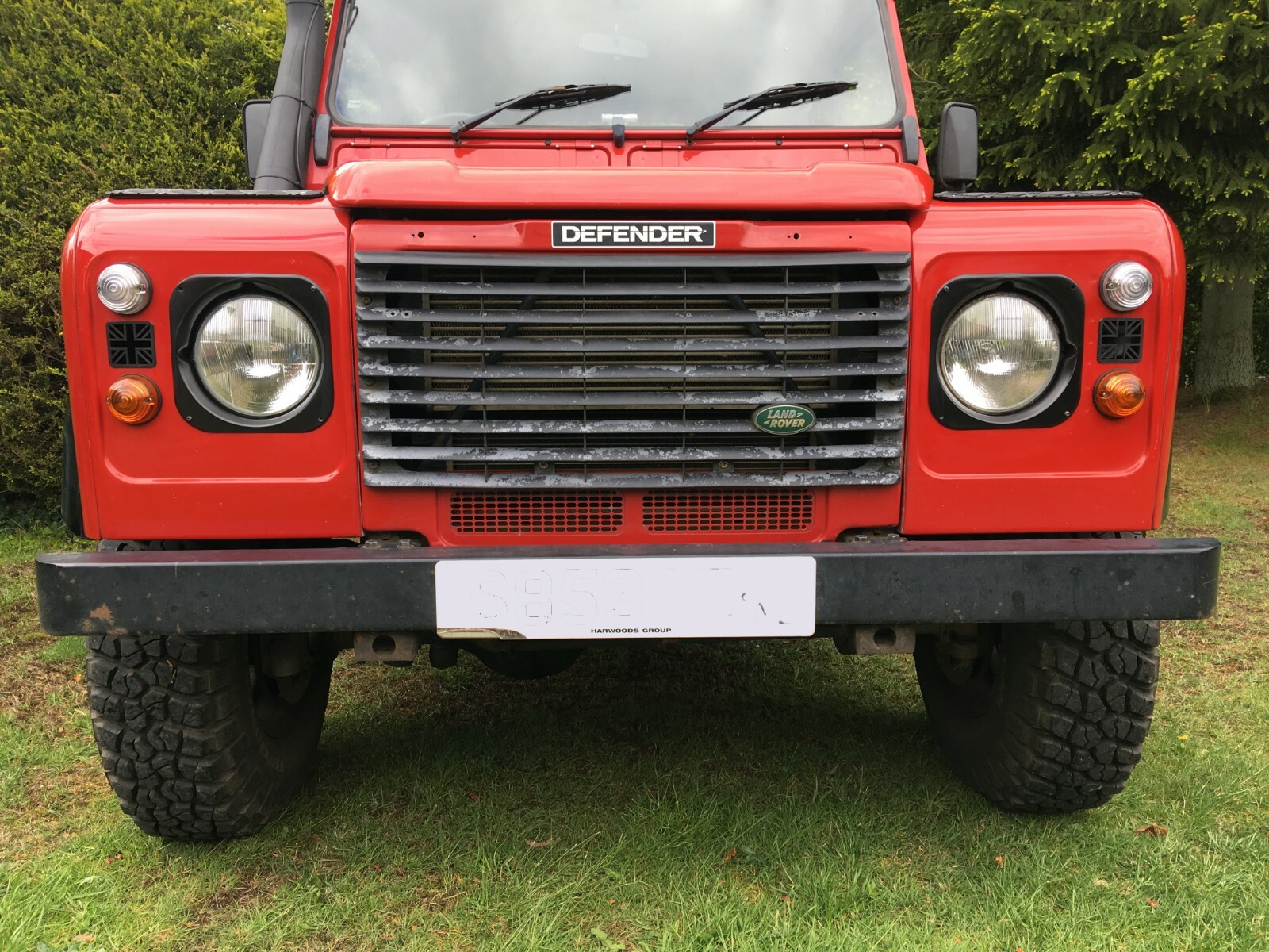 Land Rover Defender Horn Vent Light Grill TD5 Puma Union Jack | eBay.de