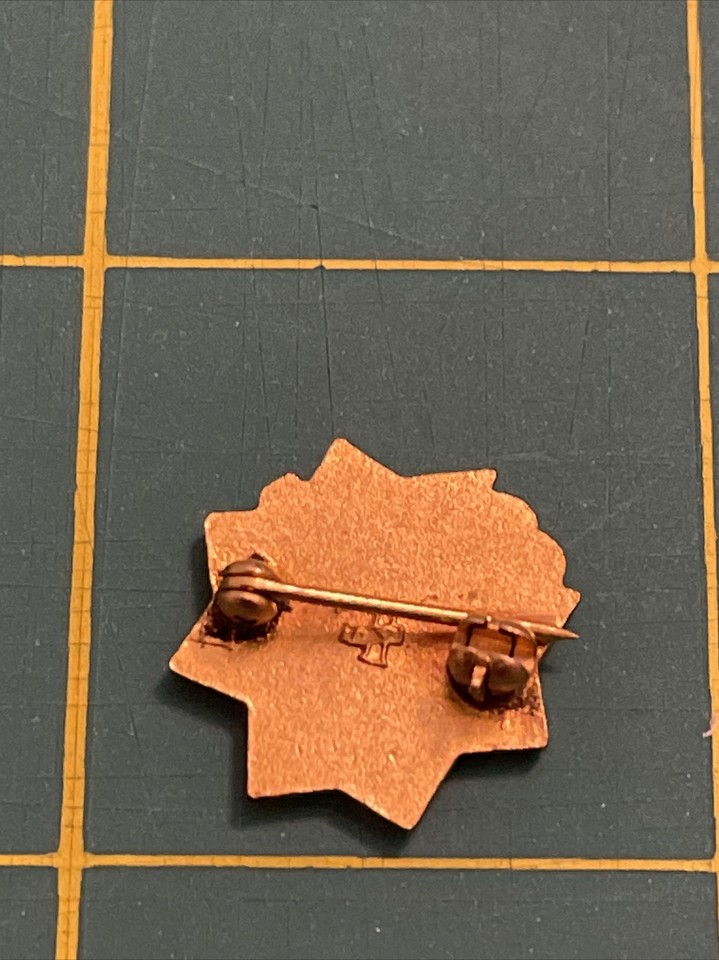 VFW WOMEN AUXILLARY PIN VINTAGE Mid century Veterans gold tone Female ...