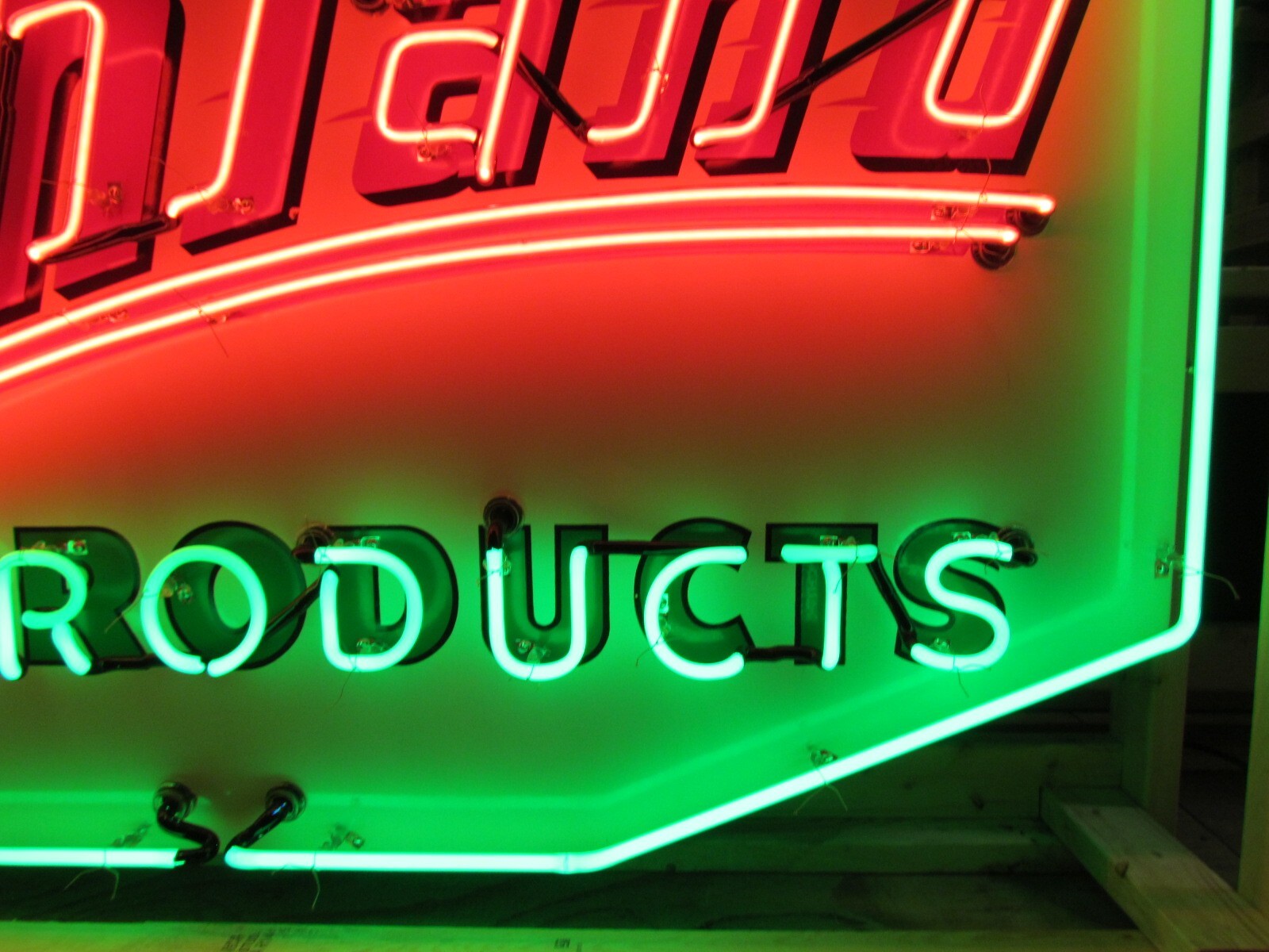Original Ashland Products Porcelain Neon Sign 70 IN W x 46 IN H | eBay