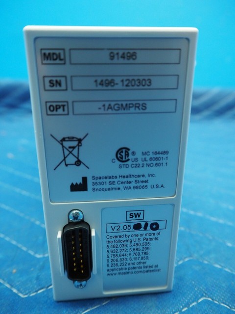 Spacelabs 91496 Multi-parameter Command Module for sale online | eBay