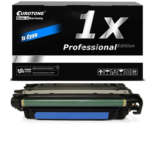 Eurotone PRO Patrone CYAN XXL für HPEcolor LaserJet Enterprise fwow Mfc ...