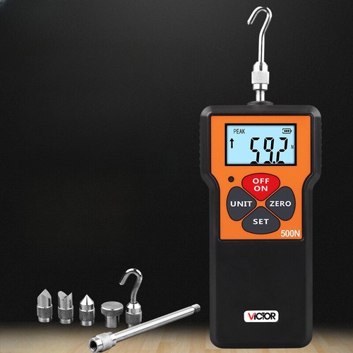 Digital Display Force Gauge High Precision Tensiometer Portable Push ...