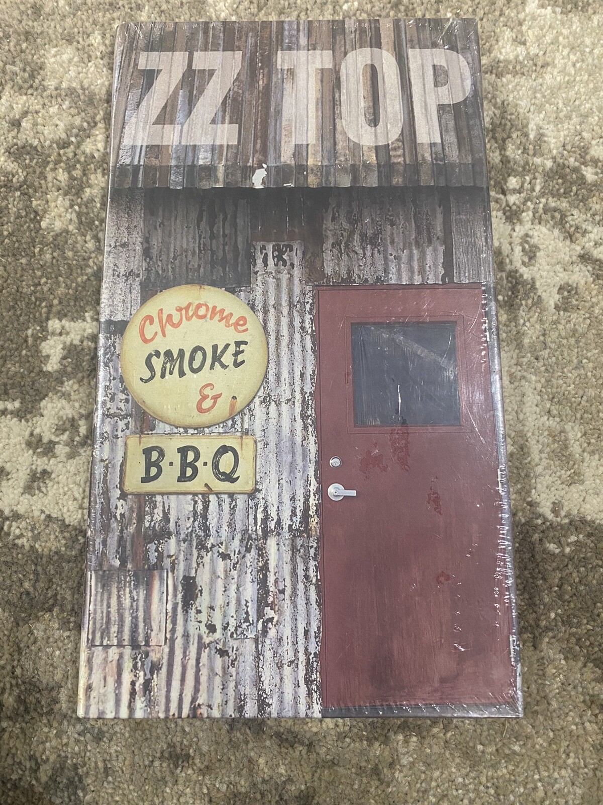 ZZ TOP Chrome Smoke and BBQ 4 CD Long Box Set New Sealed Wrapped In ...