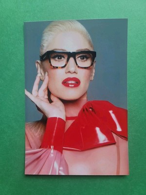 Gwen Stefani Photograph 4x6 Portrait Celebrity Women Wearing Glasses Sexy Specs | eBay
