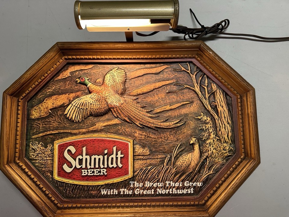 Vintage Schmidt Beer Lighted Signs. | eBay