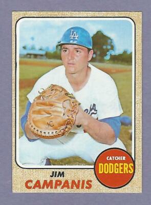 1968 Topps - #281 Jim Campanis - Los Angeles Dodgers - ExMt+ | eBay