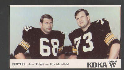 1968 KDKA Pittsburg Steelers Football Card #1 Centers Near Mint Card | eBay