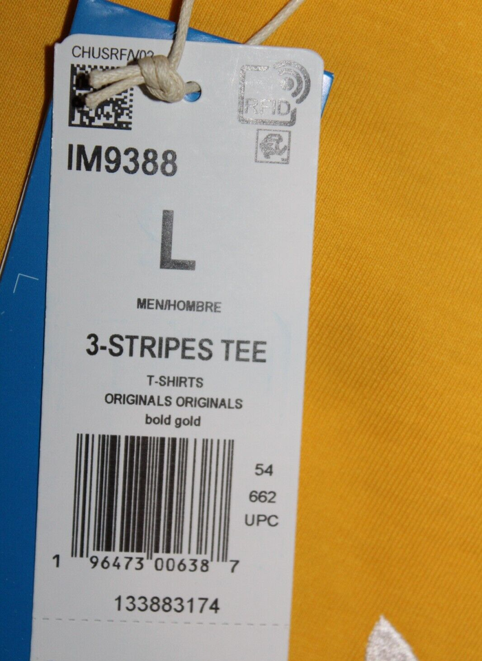 NEW MEN'S ADIDAS ORIGINALS 3-STRIPES CALIFORNIA TEE SHIRT ~ LARGE ...