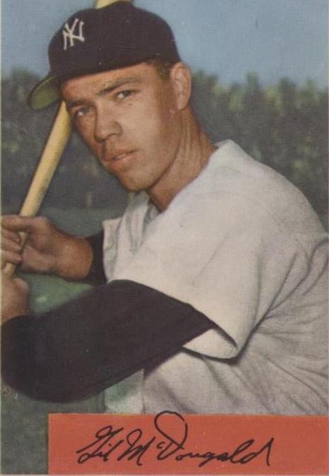 1954 Bowman - Gil McDougald #97 Name Background is Red for sale online ...