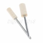12X Cylindrical Wool Polishing Grinding Head Shank Buffing Carving ...