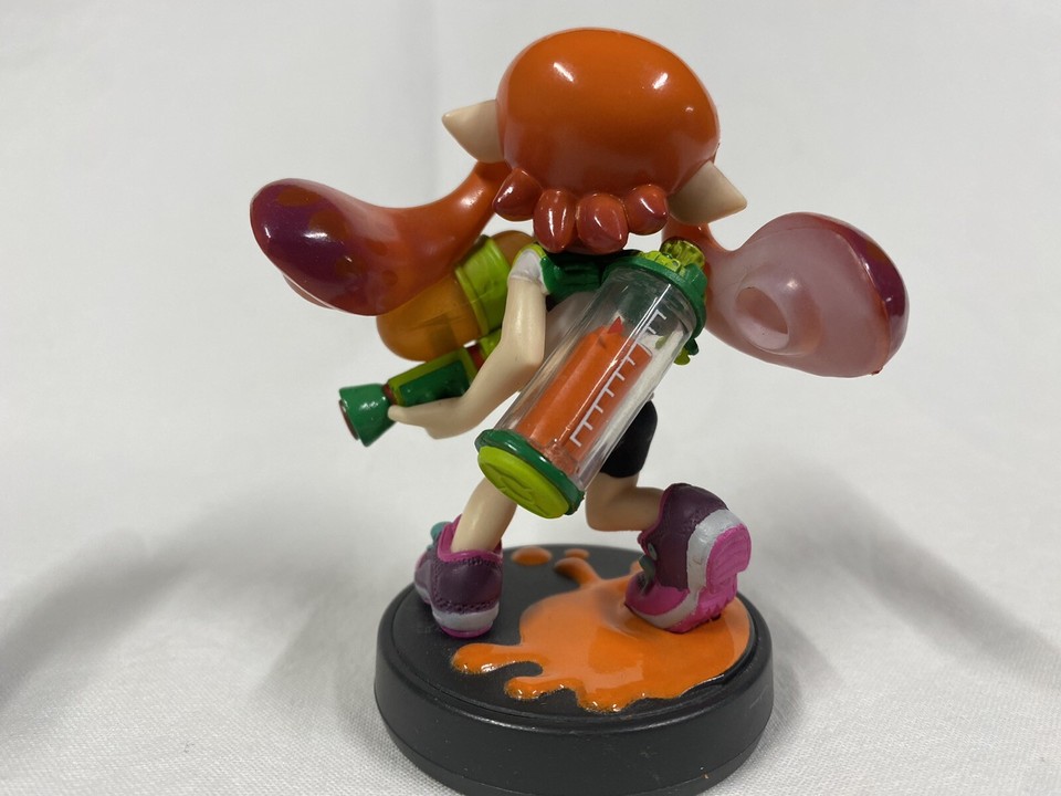 Splatoon Amiibo Figures Nintendo Inkling Boy And Inkling Girl Lot of 2 ...