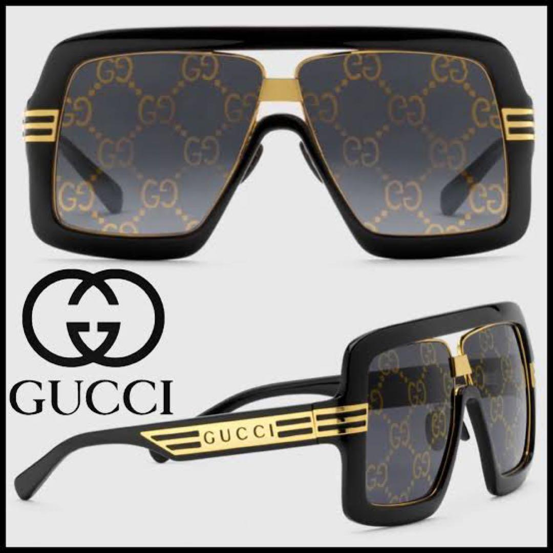 Gucci Sunglasses GG0900S Square Frame GG Logo Lens 60□09 Gucci Sunglasses GG0900S Square Frame GG Logo Lens 60□09