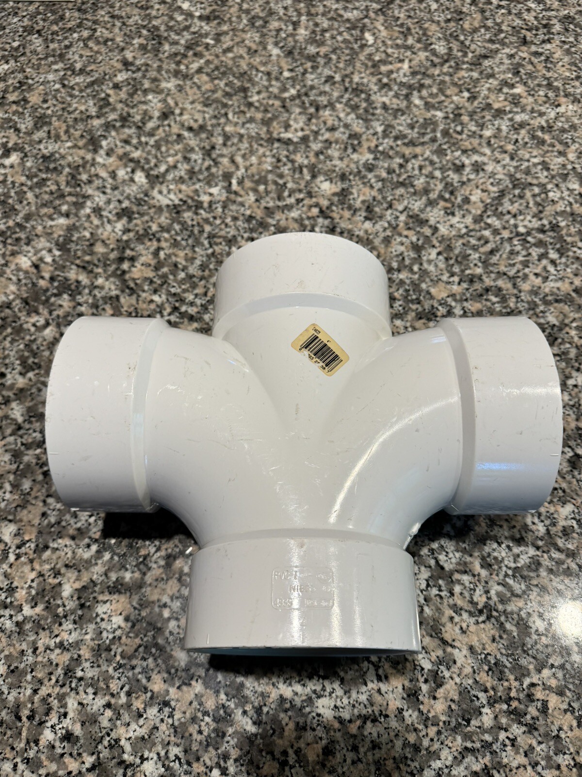 PVC DWV Double Sanitary Tee, 4-Inch | eBay