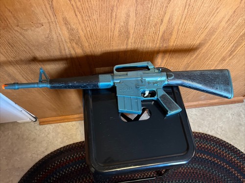 Vintage Empire M-16 Toy Machine Gun 26” (tested/works) | eBay