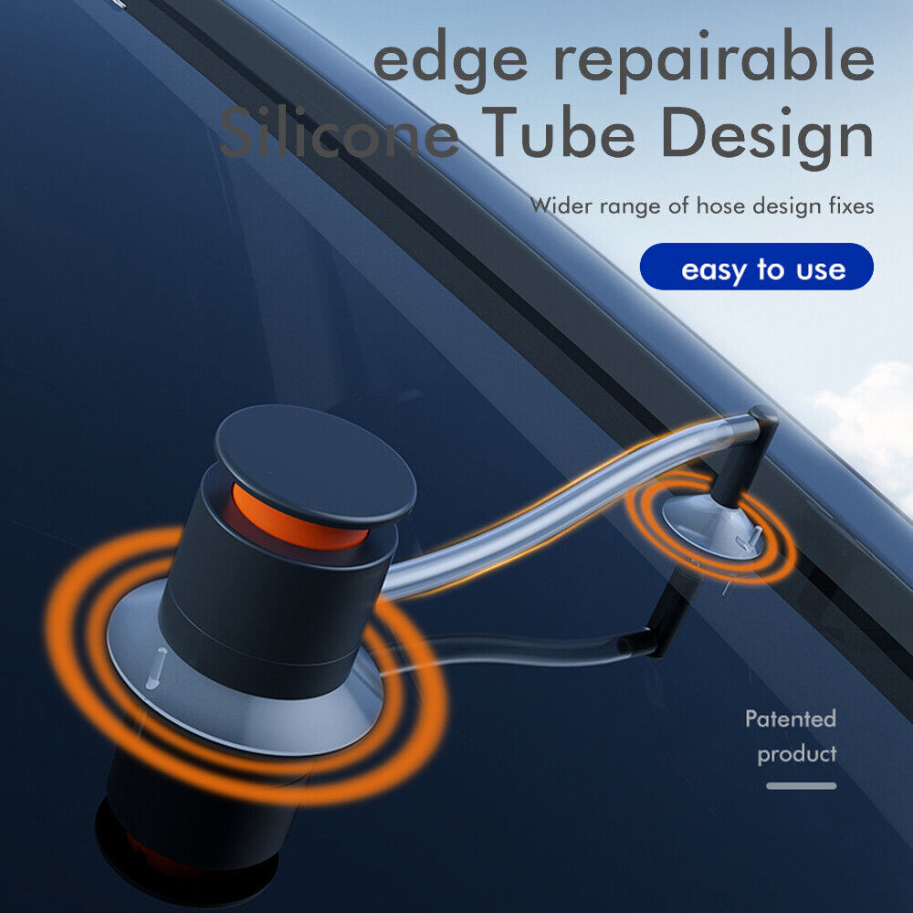 Windshield Repair Kit Quick Fix DIY Car Glass Bullseye Rock Chip Crack ...