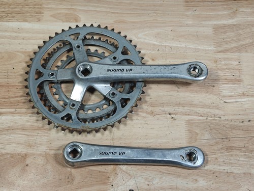Vintage Sugino VP Triple 3x Crankset 170mm Arms, 48/38/28 Tooth ...