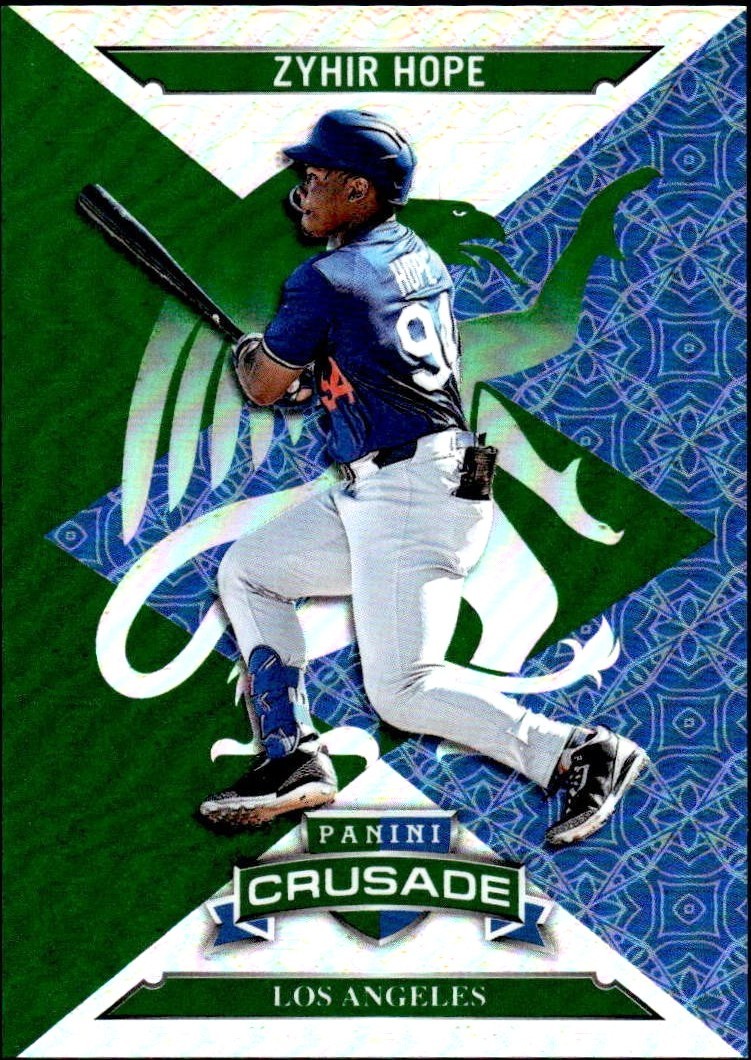 2025 Panini Crusade - Crusade Zyhir Hope, Zyhir Hope #71 Green /249 (RC ...