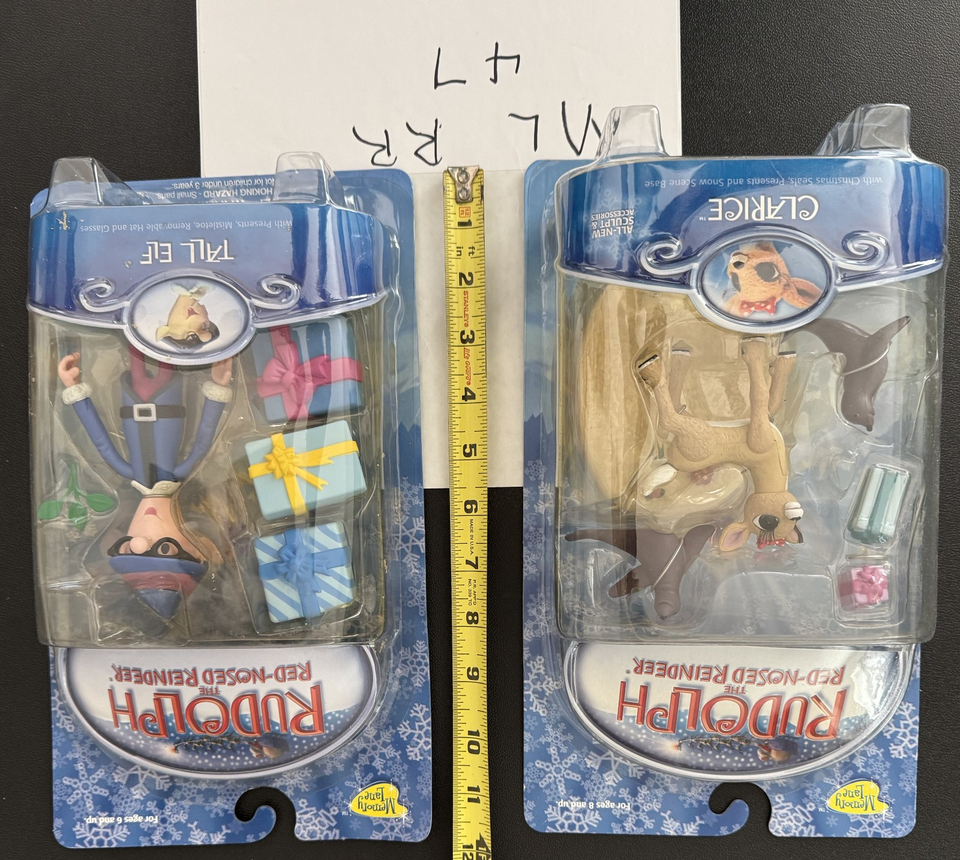 Rudolph Red Nosed Reindeer Tall Elf Hank Clarice Ice Pond Lot 47 Memory ...