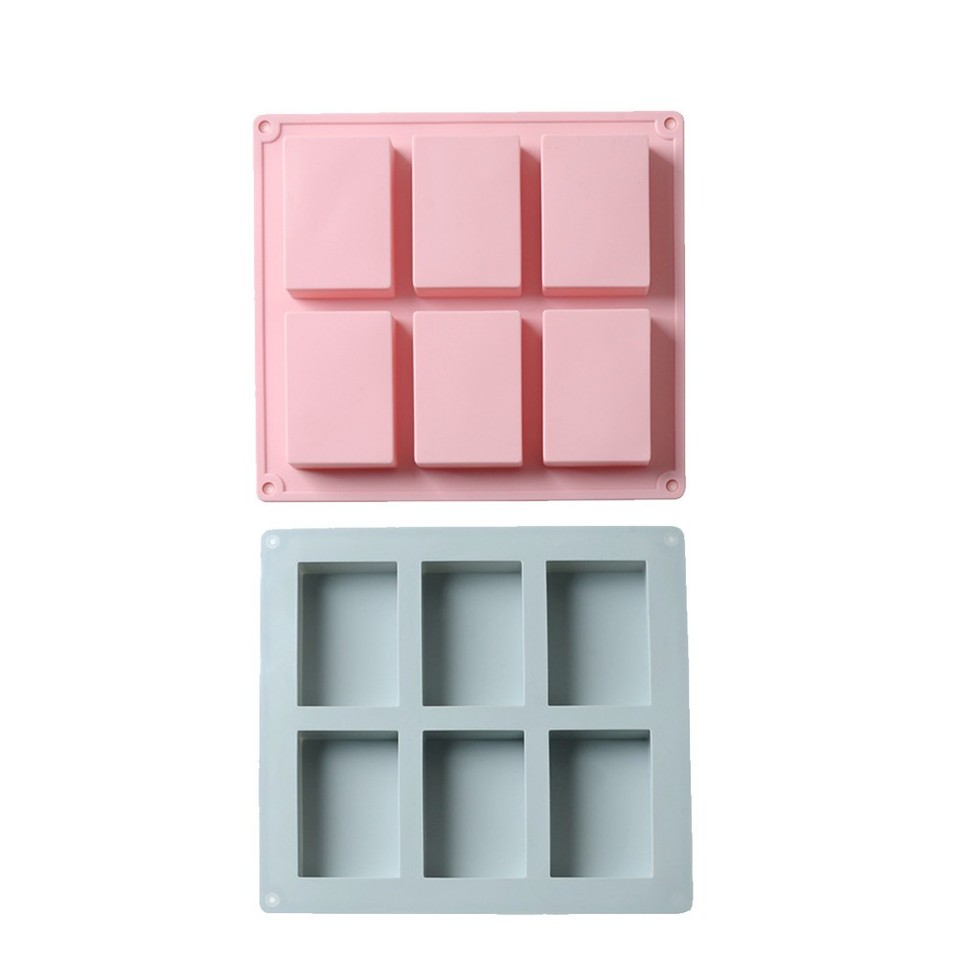 2 Pcs Materials for Making Handmade Soaps Silicone Moulds DIY Mold ...