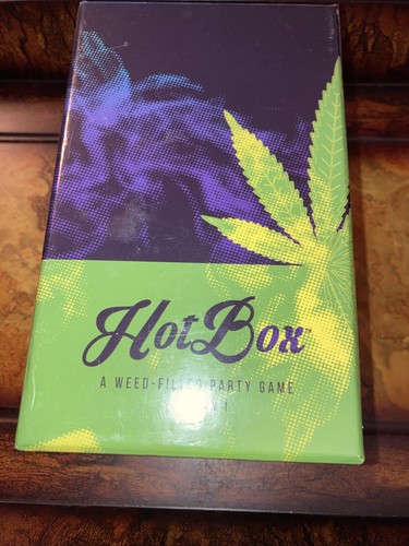Hot Box Card Game Weed Filled Pot Plant Party 420 Day Stoner Marijuana ...