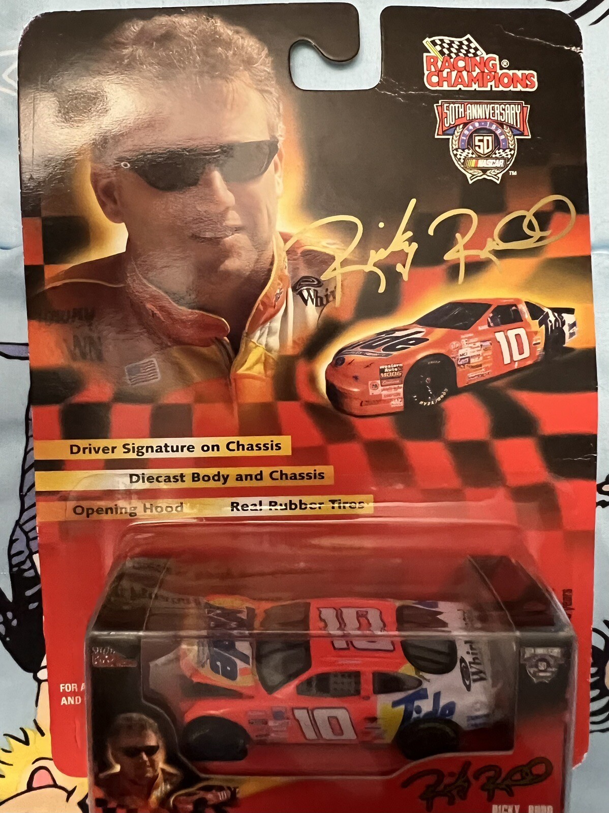 1998 Racing Champion #10 Ricky Rudd Tide 50th Anniversary Nascar 1:64 ...